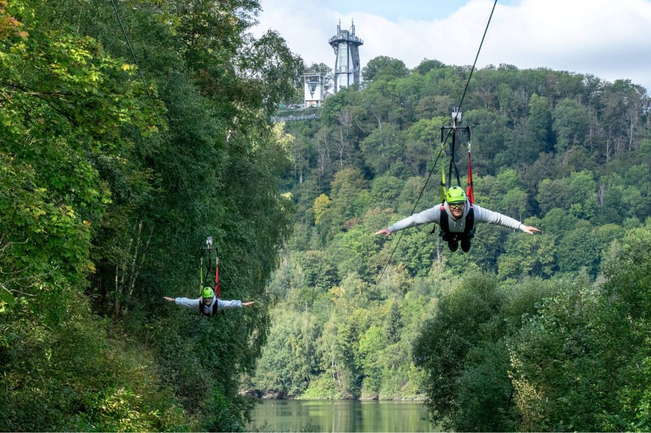 Megazipline: 1000 m Flugerlebnis | HARZDRENALIN